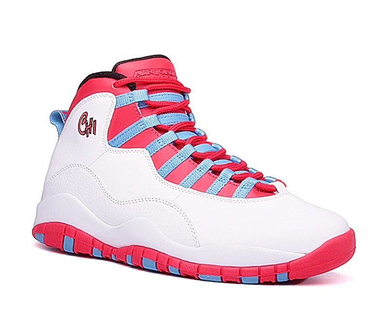 Air Jordan Retro 10 "Chicago Flag" (114/white/crimson/blue/black