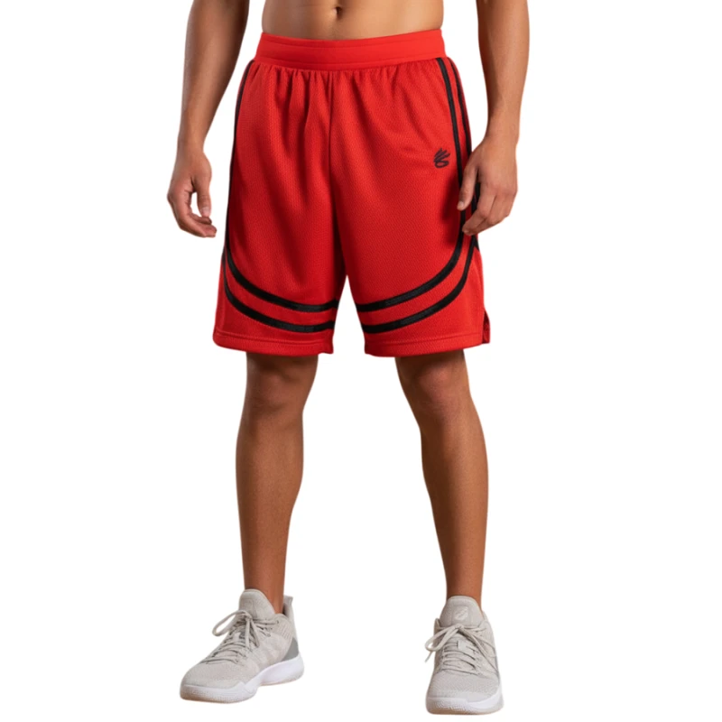 Curry Signature Short "Red-Black" - manelsanchez.pt