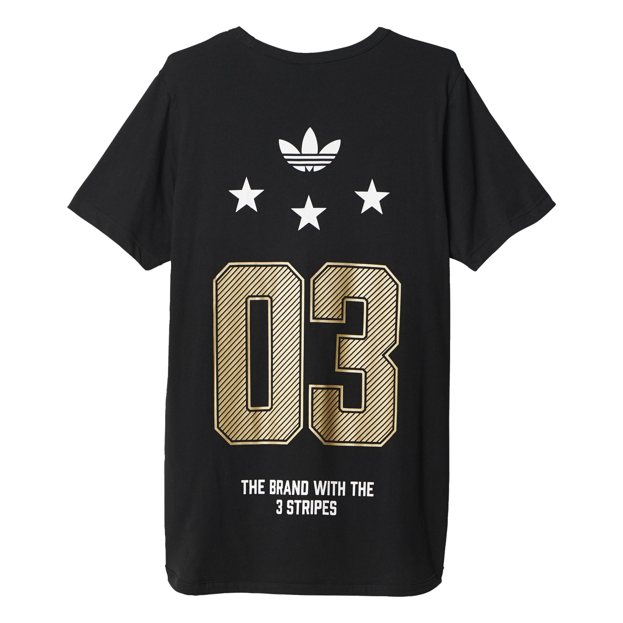 Adidas Originals 03 Star Tee Men (black/white/gold)