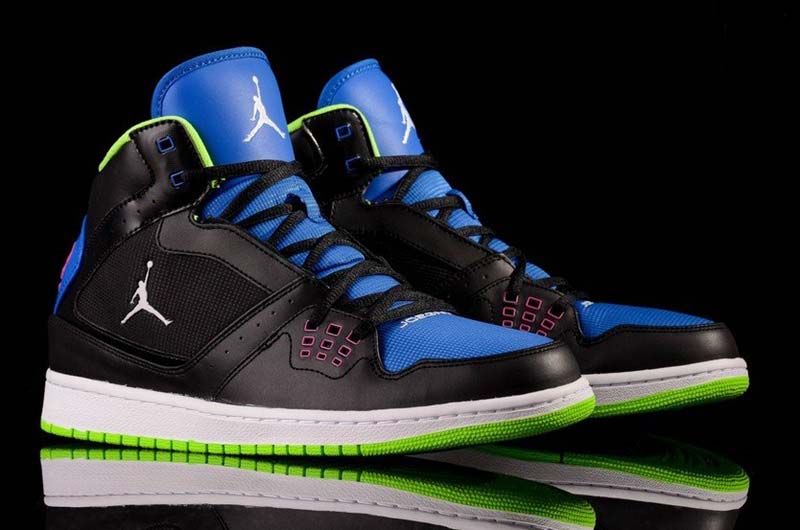 Jordan 1 Flight "Flash Lime" (057/negro/azul/lima)