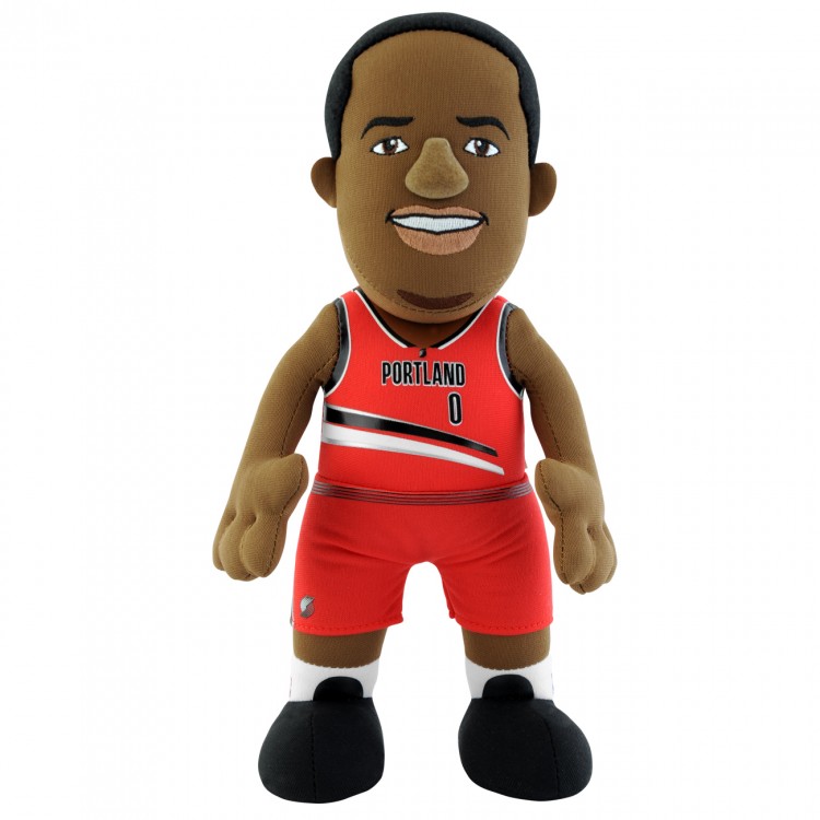 Figures Plush Damian Lillard # 0 Portland Trail Blazers Bleacher