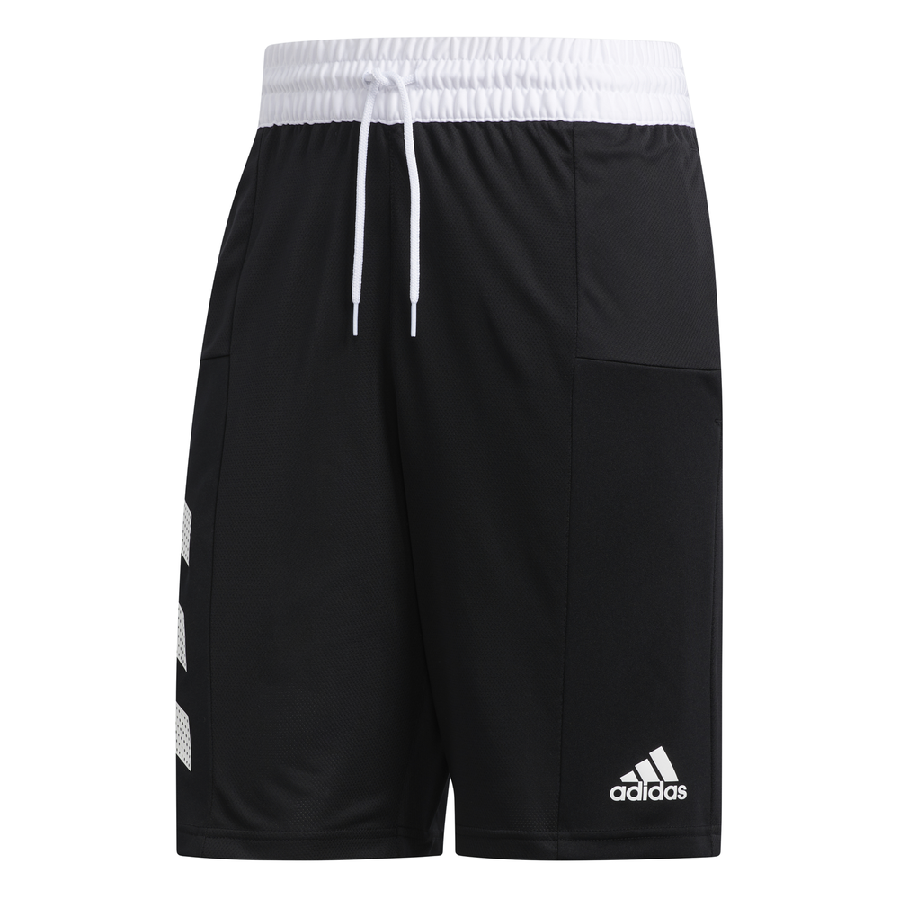 Adidas Sport 3 Stripes BB Short (Black/White)
