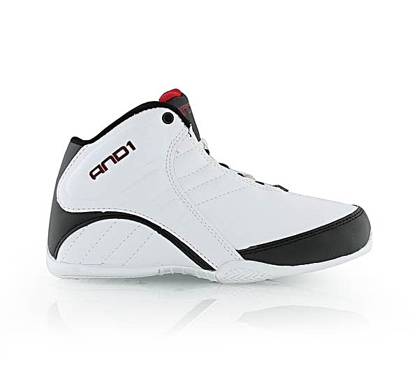 And1 Rocket 3.0 Mid Junior (blanco/negro/rojo)