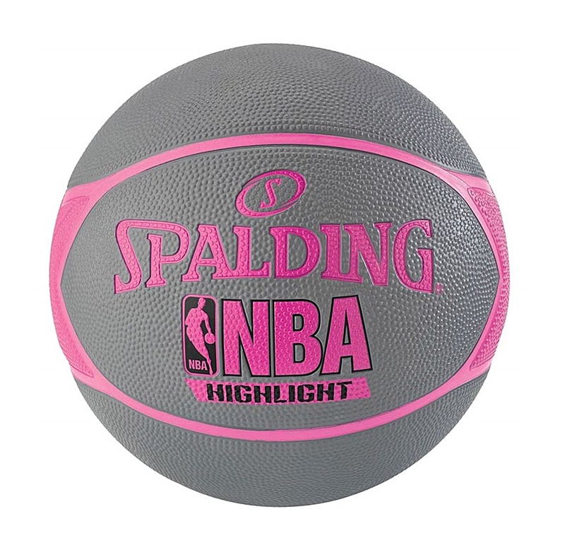 Balón Spalding NBA Highlight 4Her Out Pink (Talla 6)