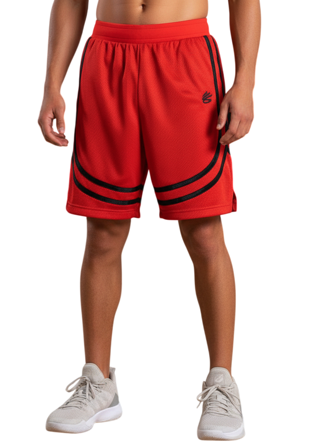Curry Signature Short "Red-Black" - manelsanchez.pt