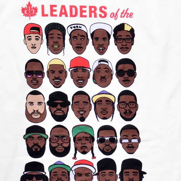 K1X It Leader Of The New School Rappers Tee (white)