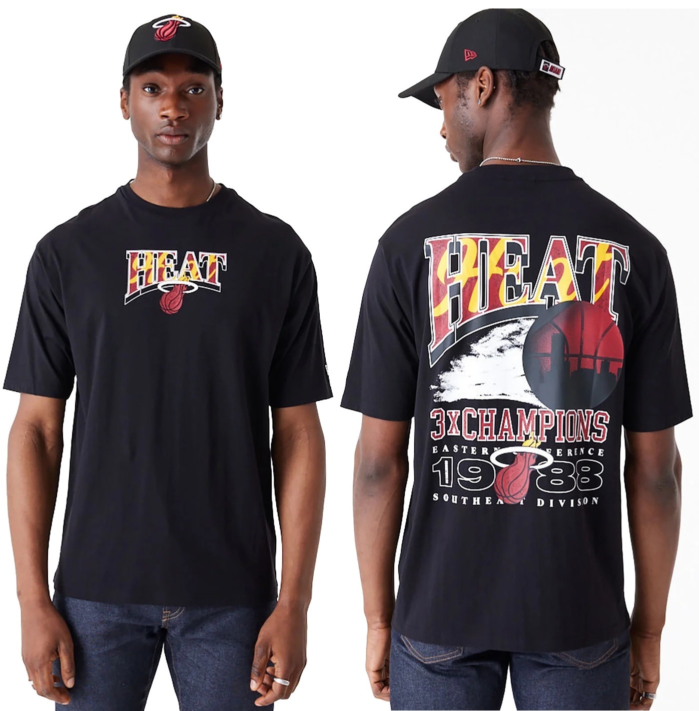 New Era NBA Miami Heat Championship Oversized T-Shirt