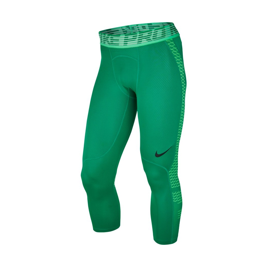 Nike Pro Hypercool Tight 3Qt (324/stadium green/electro green/bl