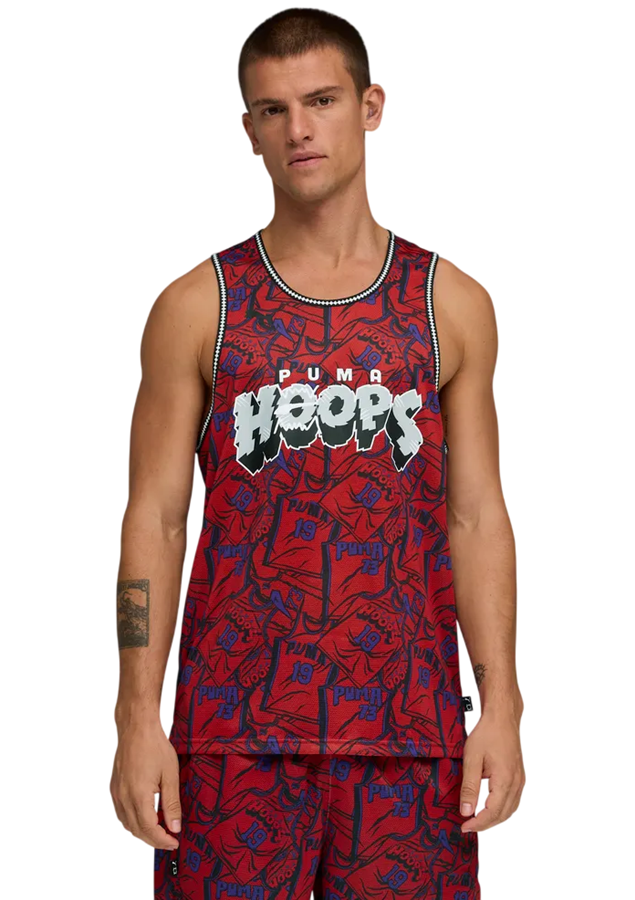 Puma Basketball Flagrant Foul Jersey "Candy Apple-AOP