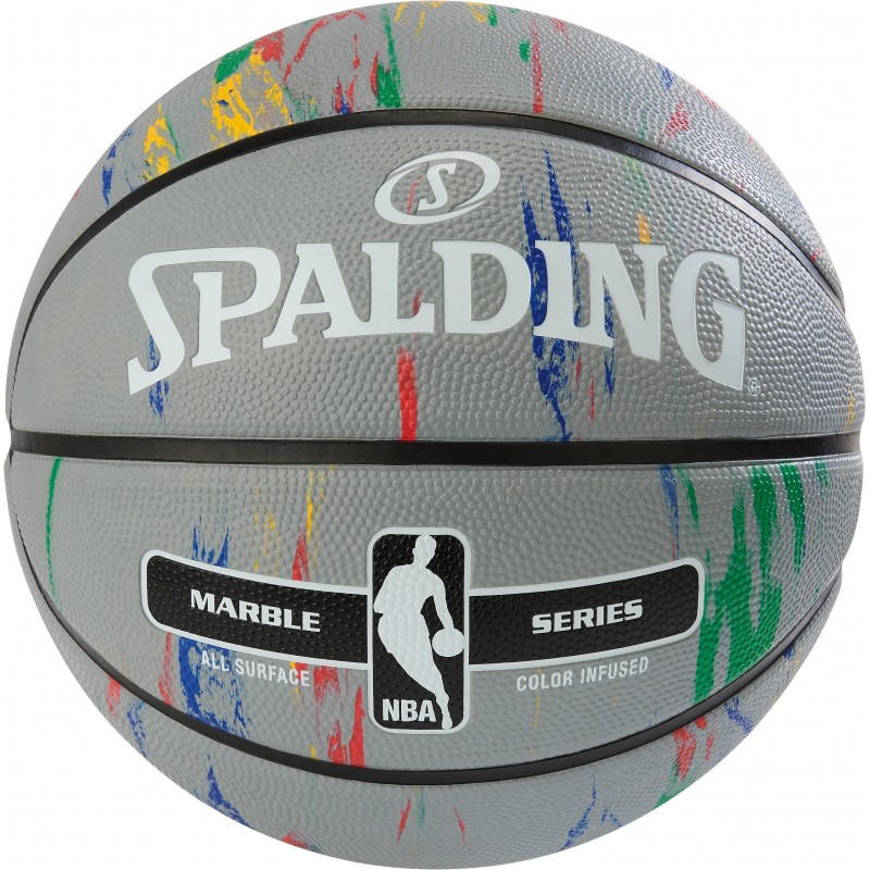 Spalding NBA Marble Multicolor Outdoor Ball (SZ.7)